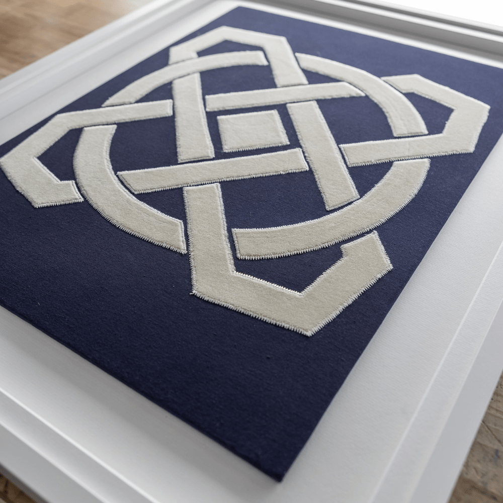 Dial Navy Artwork 67 x 85cm